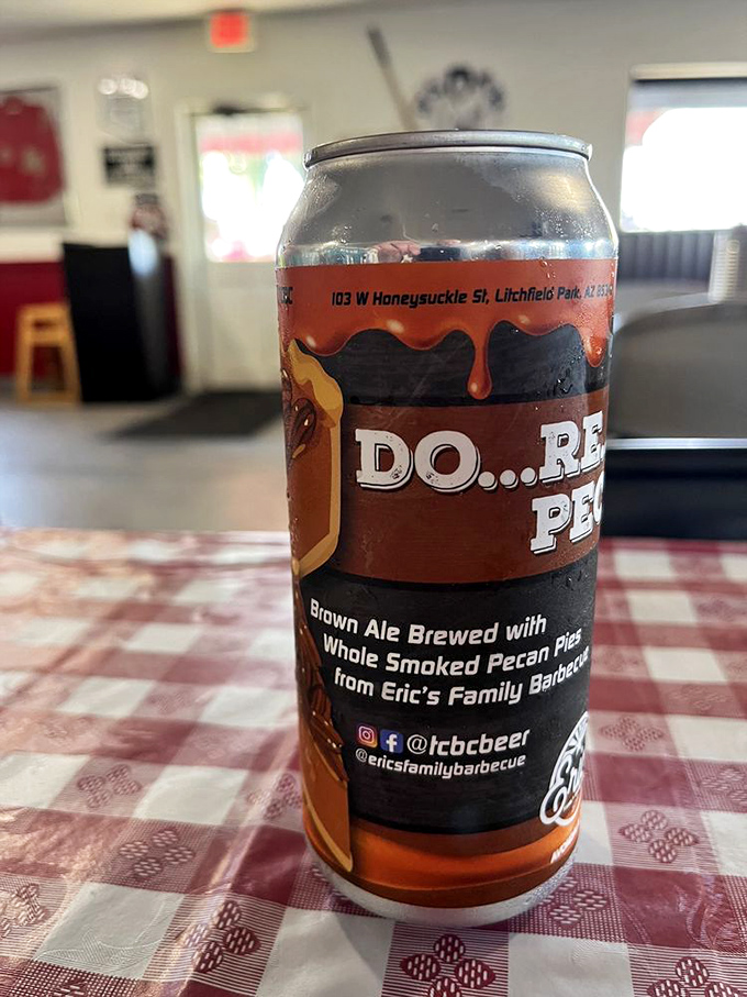 Even local brewers pay homage to Eric's magic&mdash;this special pecan-infused ale is what happens when beer and barbecue become best friends.