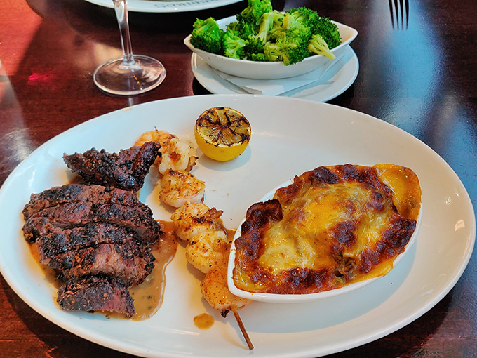 This steak isn't just a meal, it's a work of art. If Michelangelo sculpted in beef instead of marble, this would be his masterpiece.