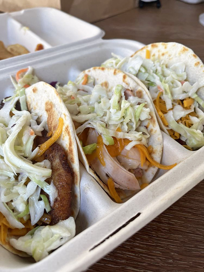 Tacos get a smoky makeover! These handheld delights prove that BBQ knows no boundaries - it's a culinary melting pot in tortilla form.