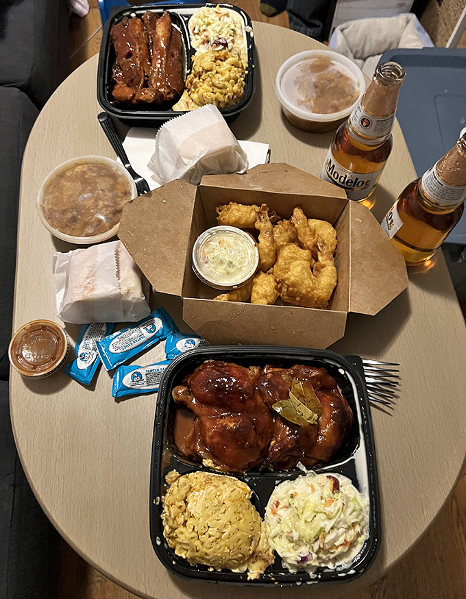Takeout never looked so tempting! Royal Rib's to-go feast is like a party in a box &ndash; just add friends and prepare for flavor fireworks.
