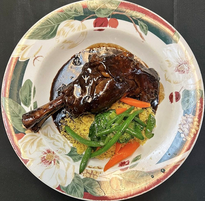 Tender lamb shank that falls off the bone? It's not magic, it's just French cuisine at its finest.