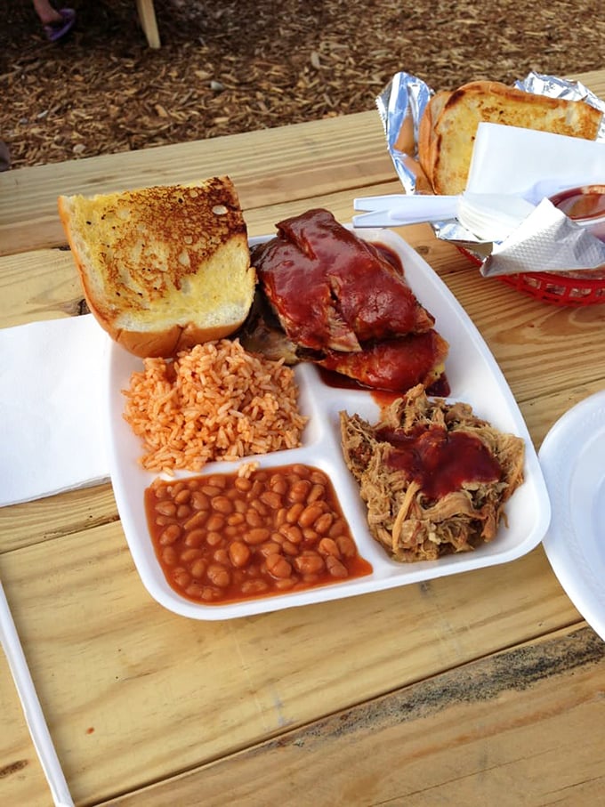 The Trucker's Special: a feast fit for a king of the road. Enough food to fuel you through three states!