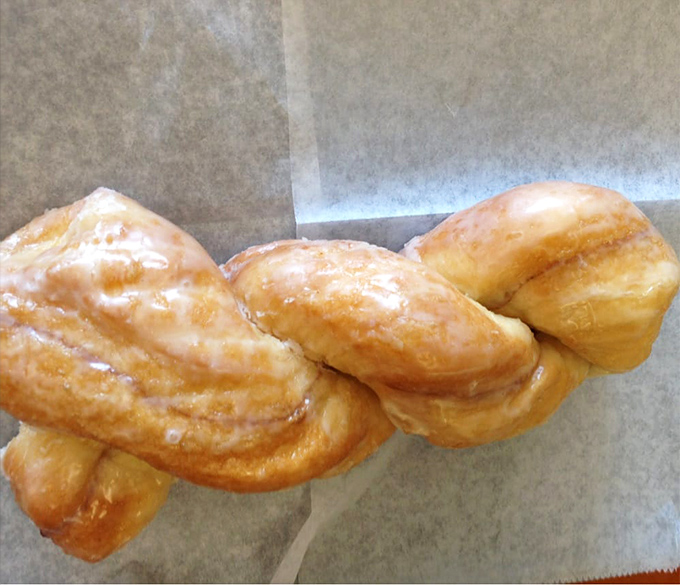 Twisted perfection! This golden beauty is what happens when a pretzel and a donut fall in love.