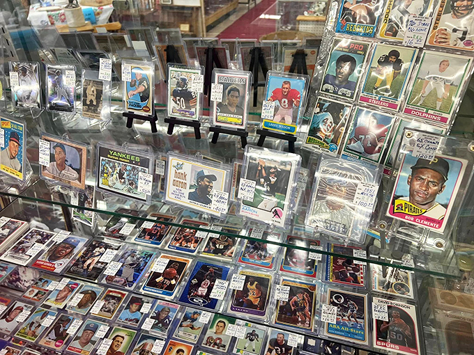 Batter up for a home run of nostalgia! These vintage sports cards are a grand slam for any collector's lineup.