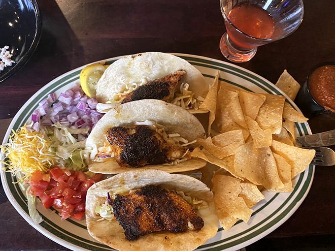 Walleye tacos: because sometimes fish need a vacation too. Crispy, flaky, and ready to party, these tacos are the catch of the day, every day.