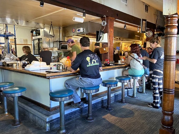 Where breakfast dreams come true. This bustling counter is like mission control for your morning feast &ndash; fueling taste bud adventures daily.