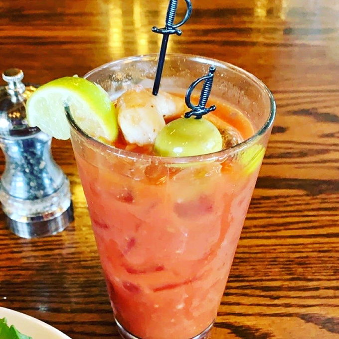 A Bloody Mary that's a meal in itself! It's like a liquid salad bar with a kick &ndash; breakfast of champions, anyone?