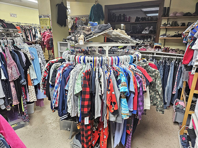Dress for success, junior edition! From dapper duds to cool kicks, this rack is a one-stop shop for budding fashion icons.