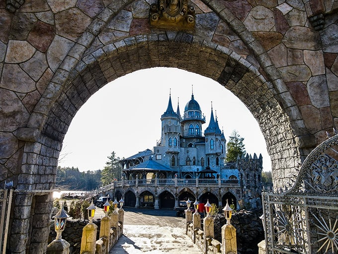 Bridging the gap between fantasy and reality, this view of the castle will have you pinching yourself to make sure you're awake.