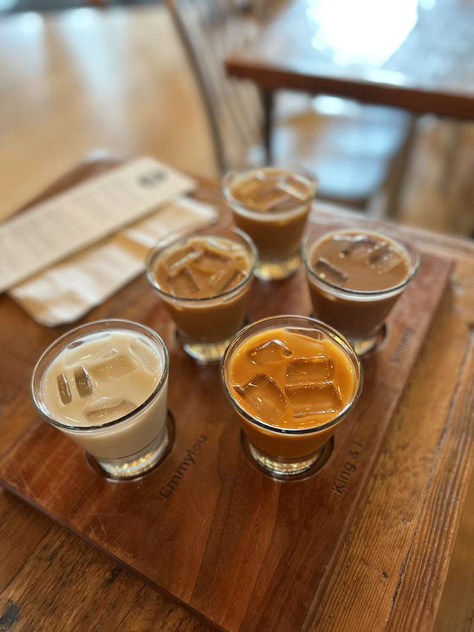 Chai flight, prepare for takeoff! These spiced sippers are your passport to flavor town. No TSA pat-down required.