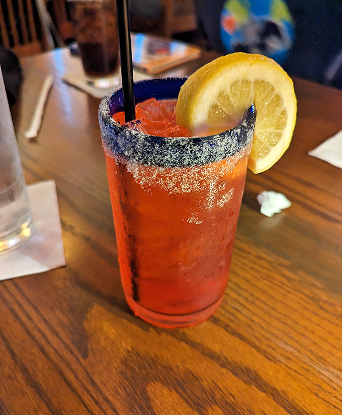 This cocktail isn't just a drink, it's a vacation in a glass. One sip and you'll swear you hear Jimmy Buffet in the background.