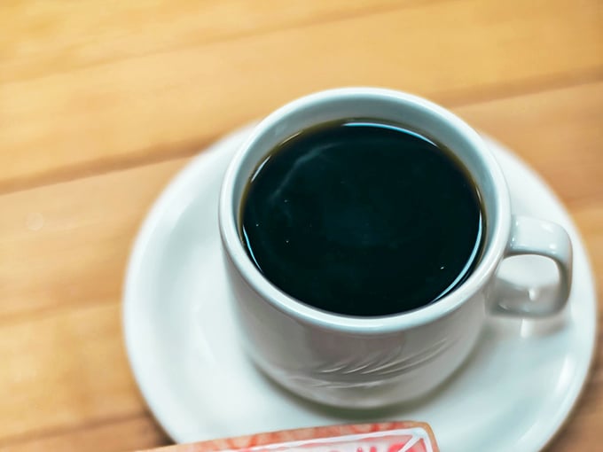 A perfect cup of joe &ndash; because every great pie deserves a worthy sidekick. It's the Batman to your dessert's Robin.