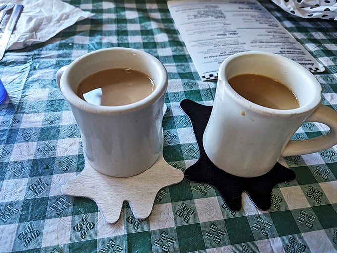 Coffee so good, it doesn't just wake you up - it makes you question why you ever settled for less. Served with a side of pure joy.