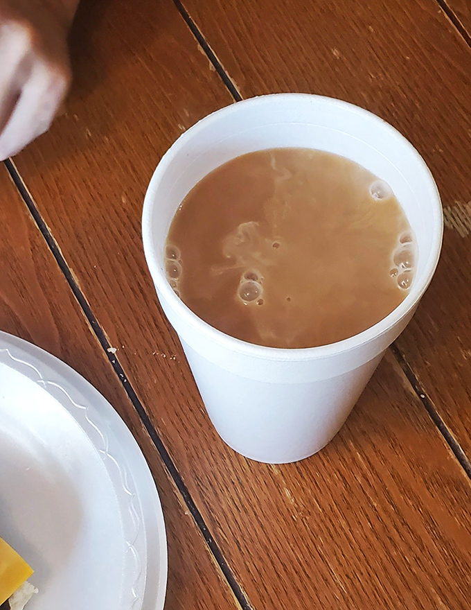 Coffee that's seen more mornings than a rooster. In a mug like this, it's not just caffeine &ndash; it's liquid motivation.