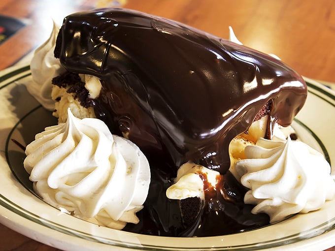 Chocolate lovers, rejoice! This dessert isn't just a treat; it's a religious experience. Diets, beware - resistance is futile.