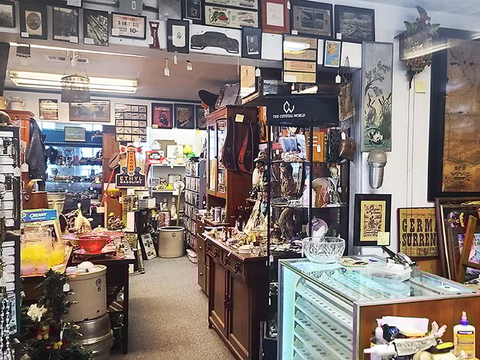 A visual feast of knick-knacks and doodads. It's like your great-aunt's china cabinet exploded&hellip; in the best way possible.