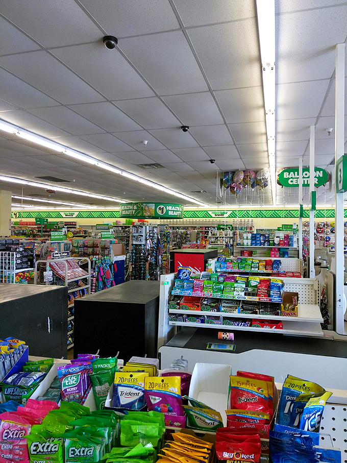 A kaleidoscope of knick-knacks and doodads awaits. It's like your grandmother's attic had a yard sale, and everything's a buck.