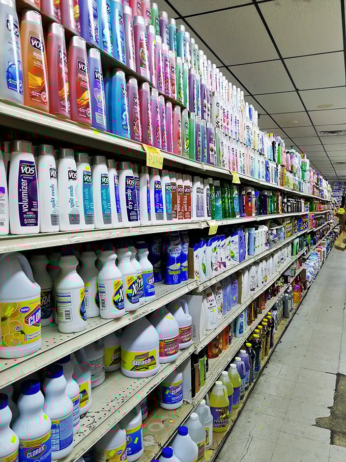 A kaleidoscope of cleanliness! Who knew saving money could look so fresh and smell so good?