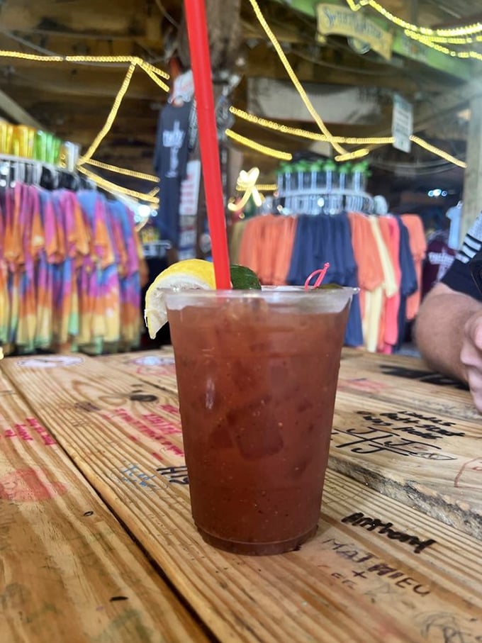 Quench your thirst with style! This isn't just a drink, it's a vacation in a glass. Sip slowly and let the good times roll.