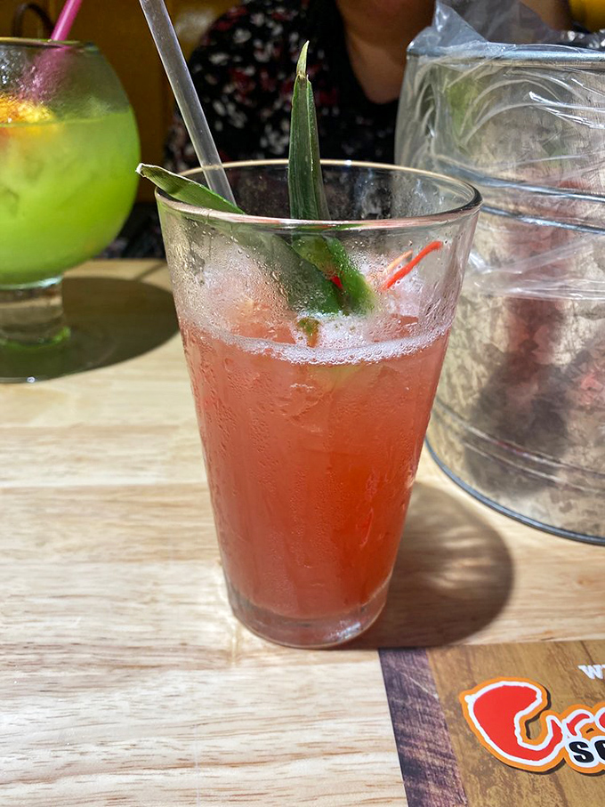 "Cocktails that look like a tropical sunset and taste like a vacation. Sip, savor, and feel those worries melt away!"