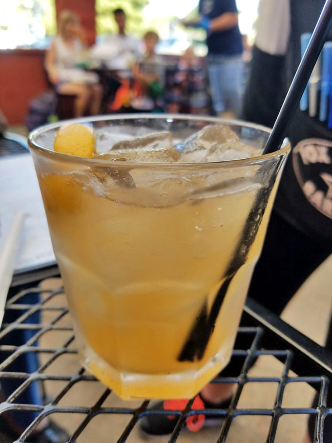 A proper Southern cocktail: just sweet enough to be polite, just strong enough to make you forget you've already eaten too much.