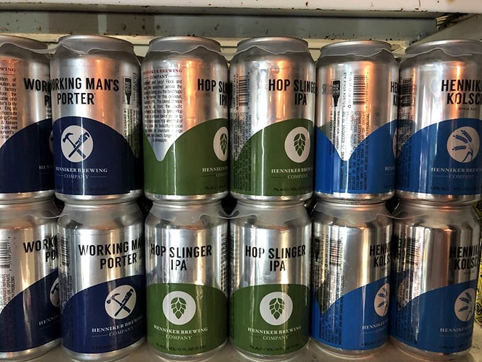 Quench your thirst with a rainbow of options! From craft brews to classic sodas, this fridge is like a liquid treasure chest.