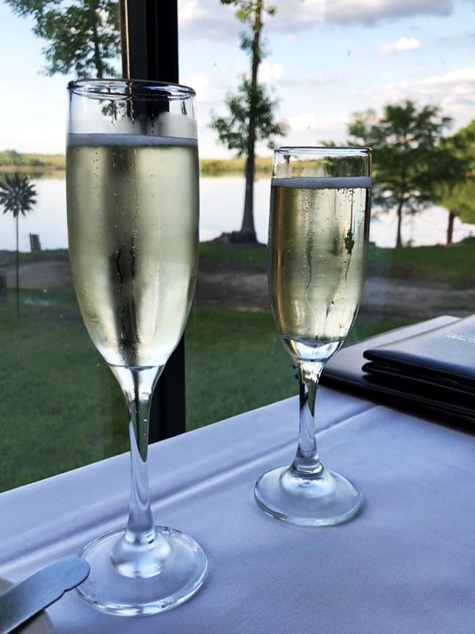 Cheers to good company and even better views! These bubbles aren't just drinks, they're liquid laughter with a side of sunset &ndash; pure happiness in a glass.