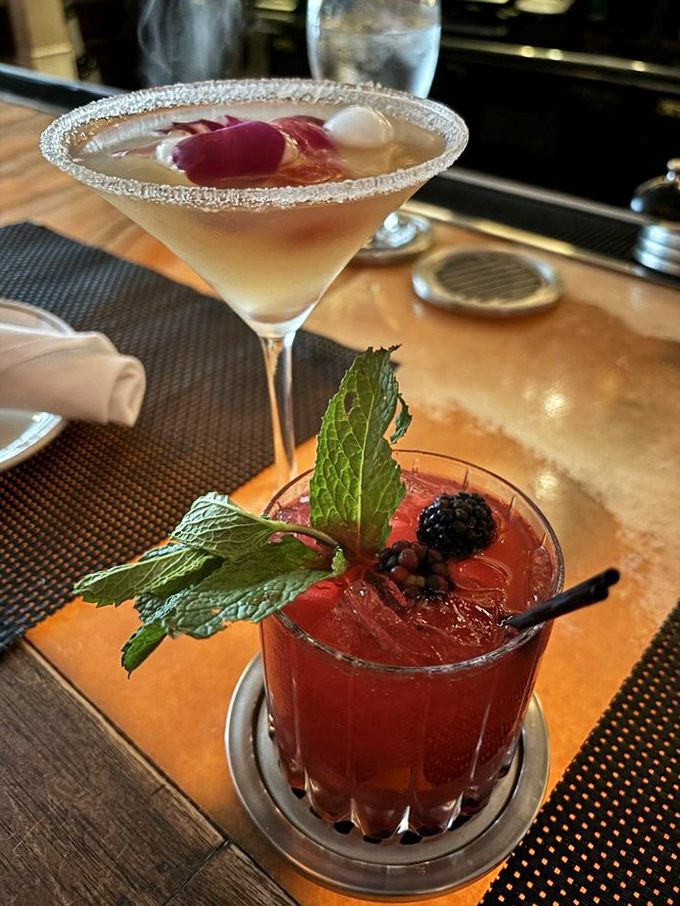 Cocktails that sparkle brighter than a Texas night sky. These drinks are dressed to impress, just like their lucky sippers.