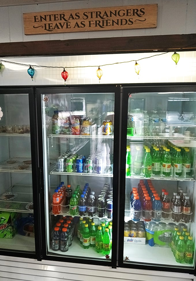 Thirst quenchers galore! This fridge is like a rainbow of refreshment. Pick your poison, or go wild and mix 'em up.
