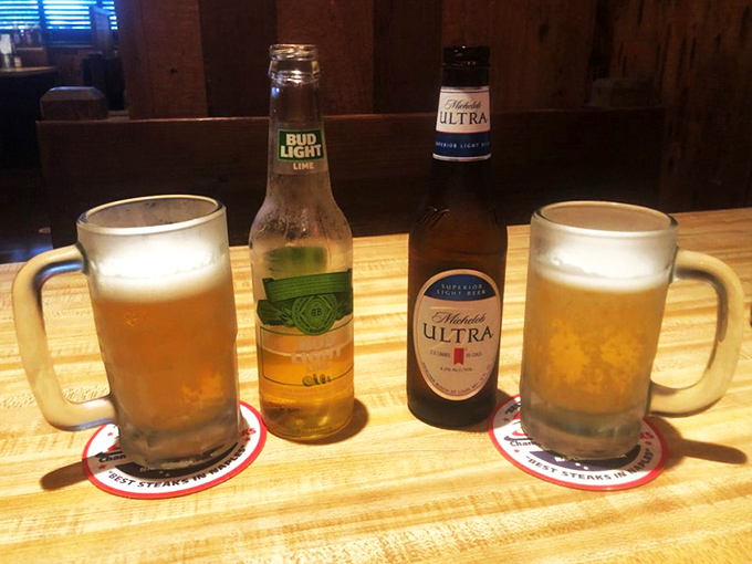 Cheers to good times! These frosty mugs of beer are the perfect companions for a barbecue feast, like Robin to Batman or peanut butter to jelly.