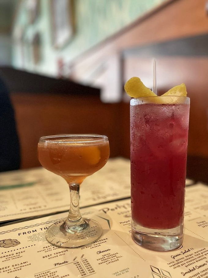 Cocktails that complement corned beef &ndash; because sometimes adulting means pairing your sandwich with something stronger than Dr. Brown's.