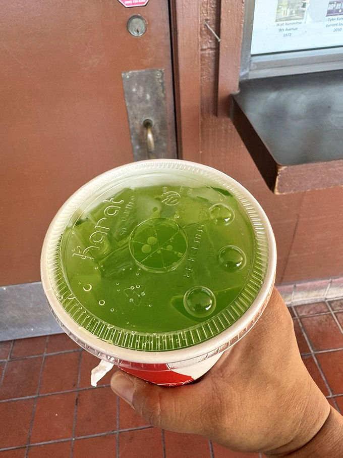 Green River rising! This vibrant drink is like a liquid luau &ndash; refreshing, fun, and unapologetically tropical.