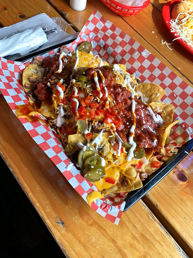Nacho average appetizer! These loaded nachos are a flavor fiesta waiting to happen. Sharing optional, but not recommended.