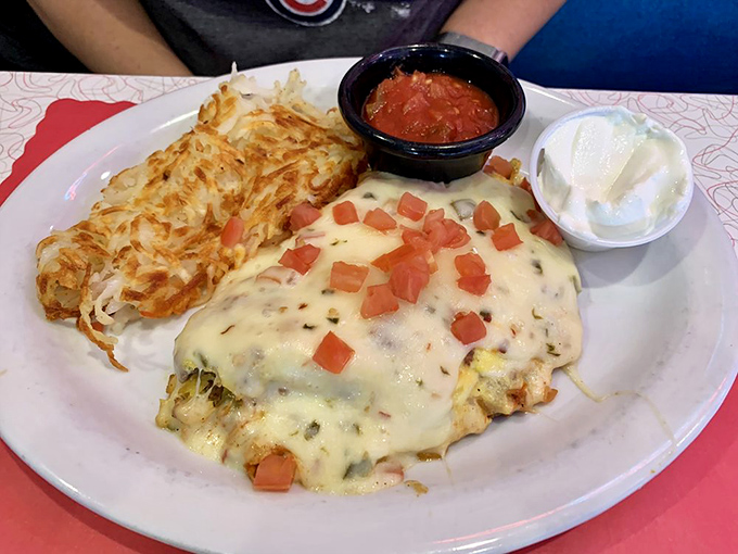 Omelette you in on a secret: this cheesy masterpiece is what breakfast dreams are made of. Fork-licking good!