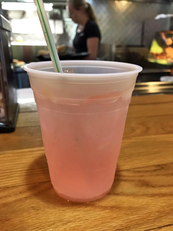 Pink lemonade so pretty, it could be in a modern art museum. But trust me, it tastes way better than any painting!