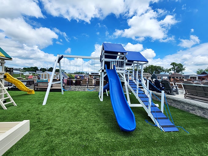 Who says Amish country is just for grown-ups? This playground proves that even the littlest foodies need a place to burn off those extra pie calories.