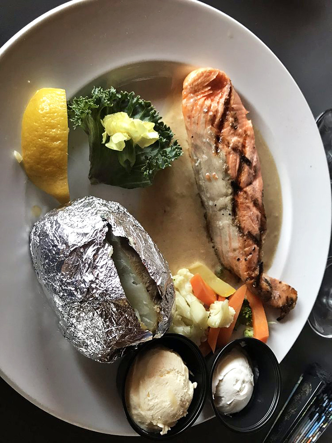 Salmon so perfectly cooked, it might just convince you that Montana has a secret coastline we've all been missing.