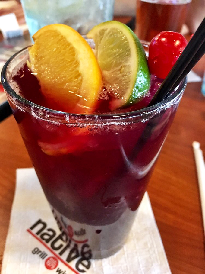 Sangria so pretty, it belongs in an art gallery. But trust me, it tastes even better than it looks!