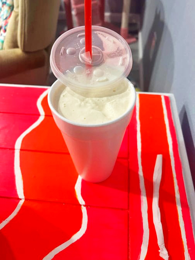 The milkshake so thick it defies physics and your diet plans simultaneously. Some temptations are worth surrendering to completely.