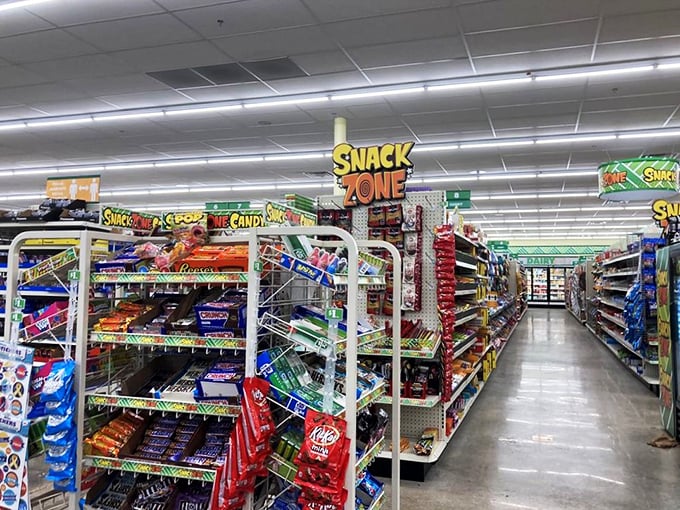 The "Snack Zone" speaks to my soul. Name-brand treats at prices that let you indulge without the guilt of overspending.