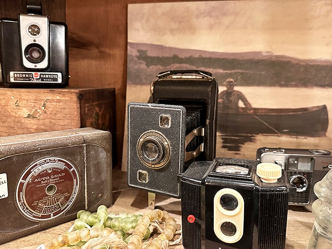 Say cheese to history! These vintage cameras have captured countless memories. Now they're ready for their close-up in your collection.
