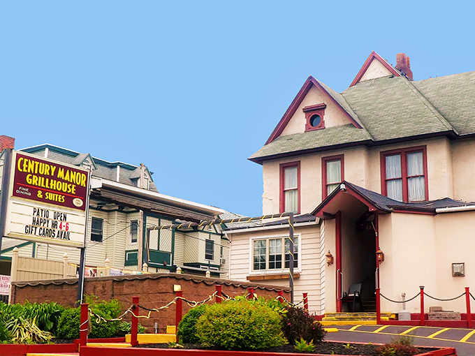 Century Manor: Where ghosts of cattle past serve up heavenly steaks. A haunting good meal awaits!