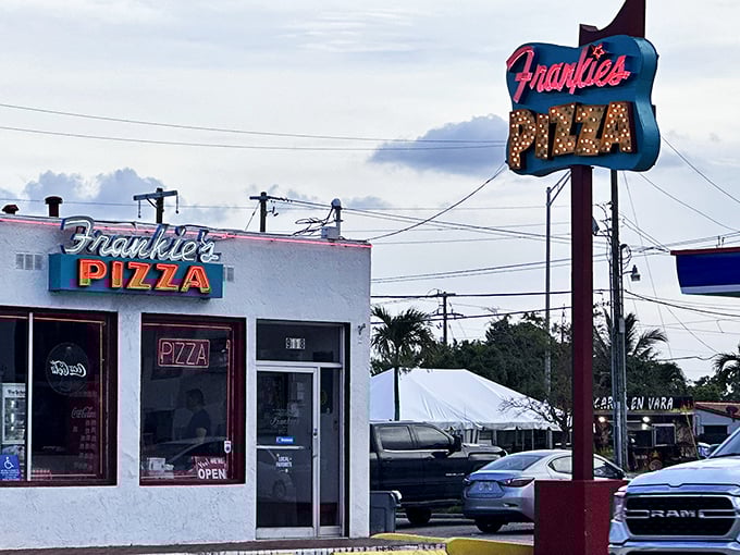 Frankie's: Serving square slices of happiness since 1955. This Miami institution is as iconic as South Beach itself.