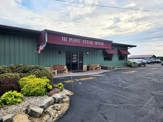 Hi Point Steak House: Perched high for maximum flavor altitude. This green gem serves up steaks with a side of panoramic views.