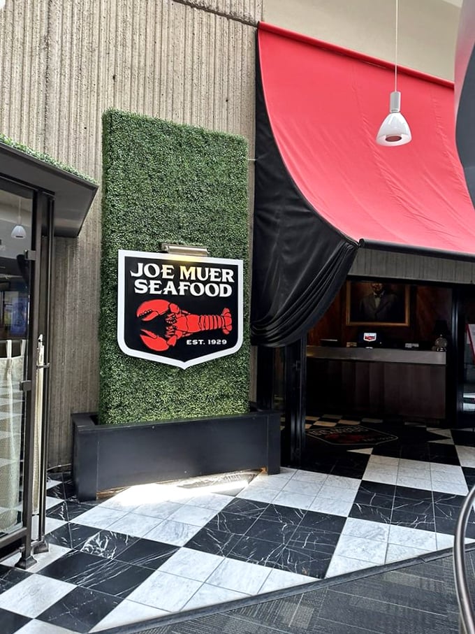 That iconic lobster logo isn't just for show &ndash; Joe Muer's been clawing its way to the top of Detroit's seafood scene for decades.