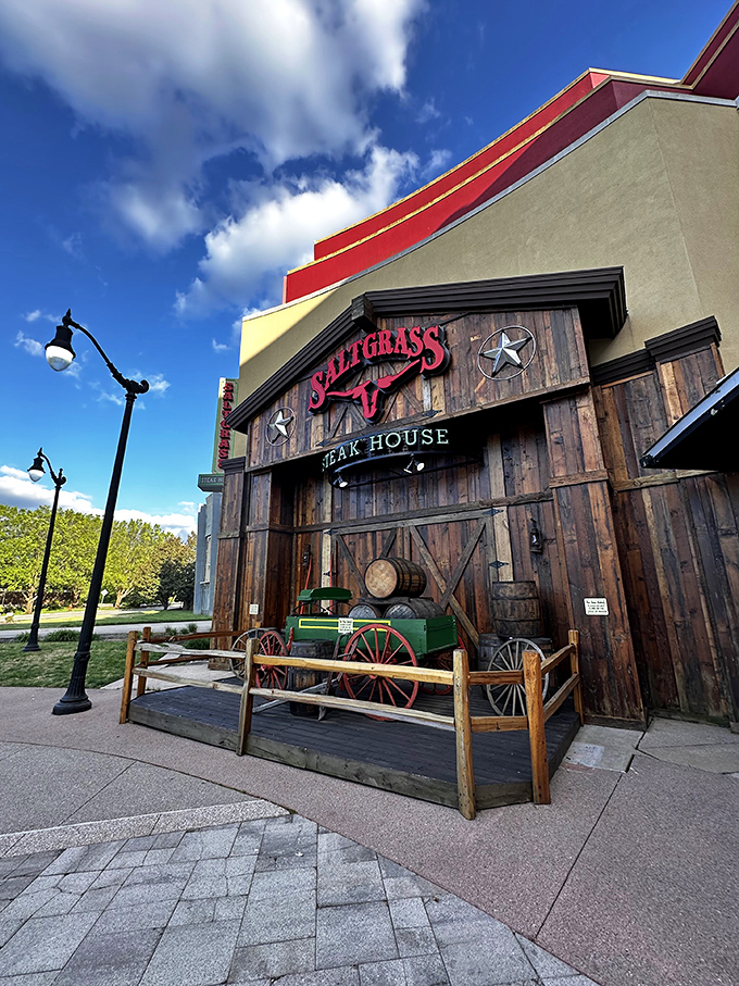 Saltgrass Steak House: "Texas charm meets Nashville cool. It's like your favorite country song came to life and started serving incredible steaks."