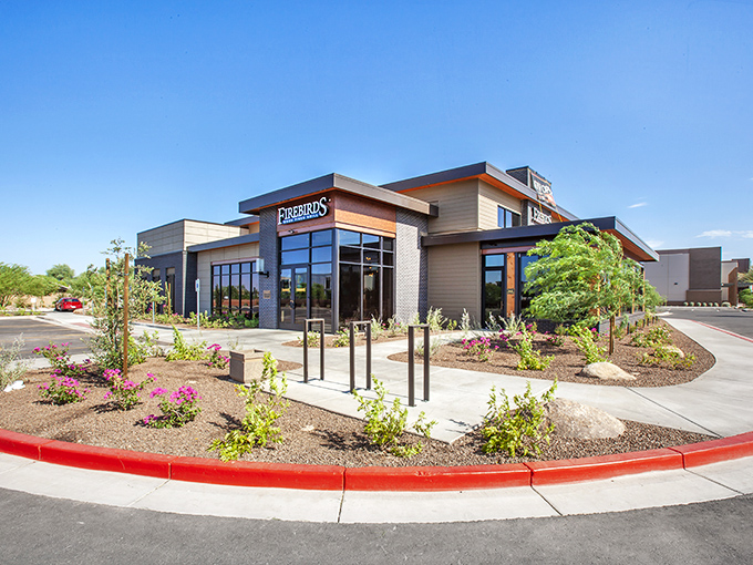 Clean lines, warm wood, and the promise of flame-grilled perfection. Firebirds is ready to light up your dining experience!