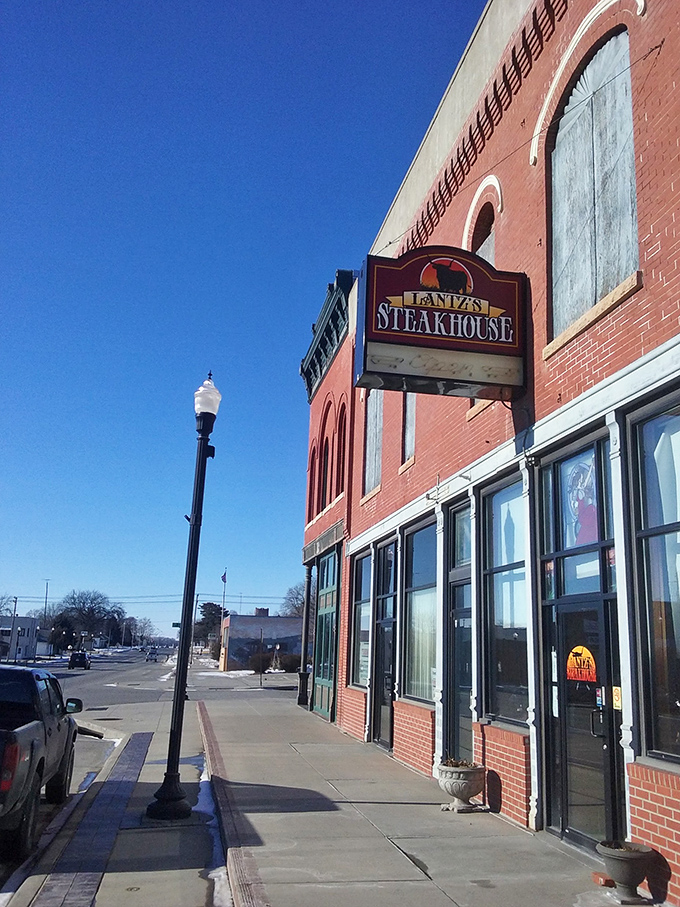 Brick, mortar, and mouthwatering meats. Lantz's is the architectural equivalent of a perfectly aged steak &ndash; classic, sturdy, and always satisfying.