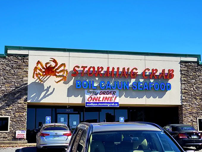 "Boil Cajun Seafood" &ndash; three words that promise a flavor explosion bigger than New Year's fireworks. Bibs at the ready!