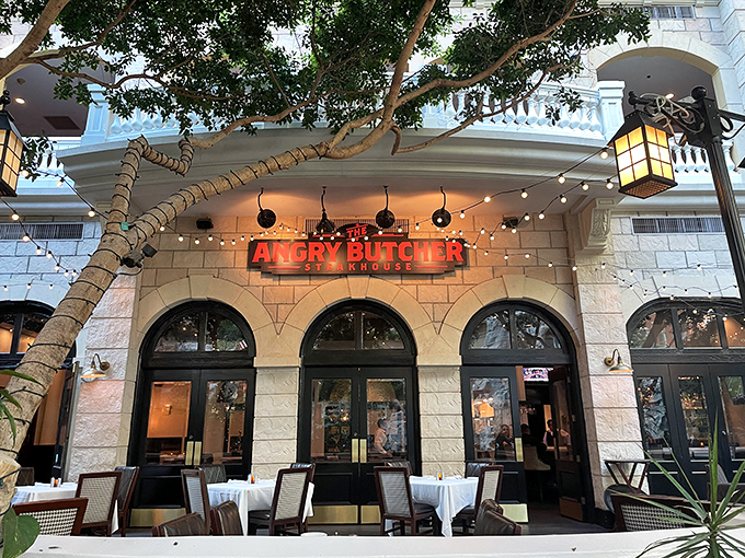 Dine under the stars at The Angry Butcher. It's like a meat lover's fairy tale come to life, minus the big bad wolf.